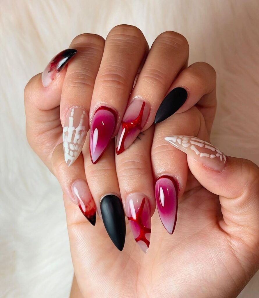 31 Spooky Acrylic Halloween Nails That Will Haunt Your Dreams