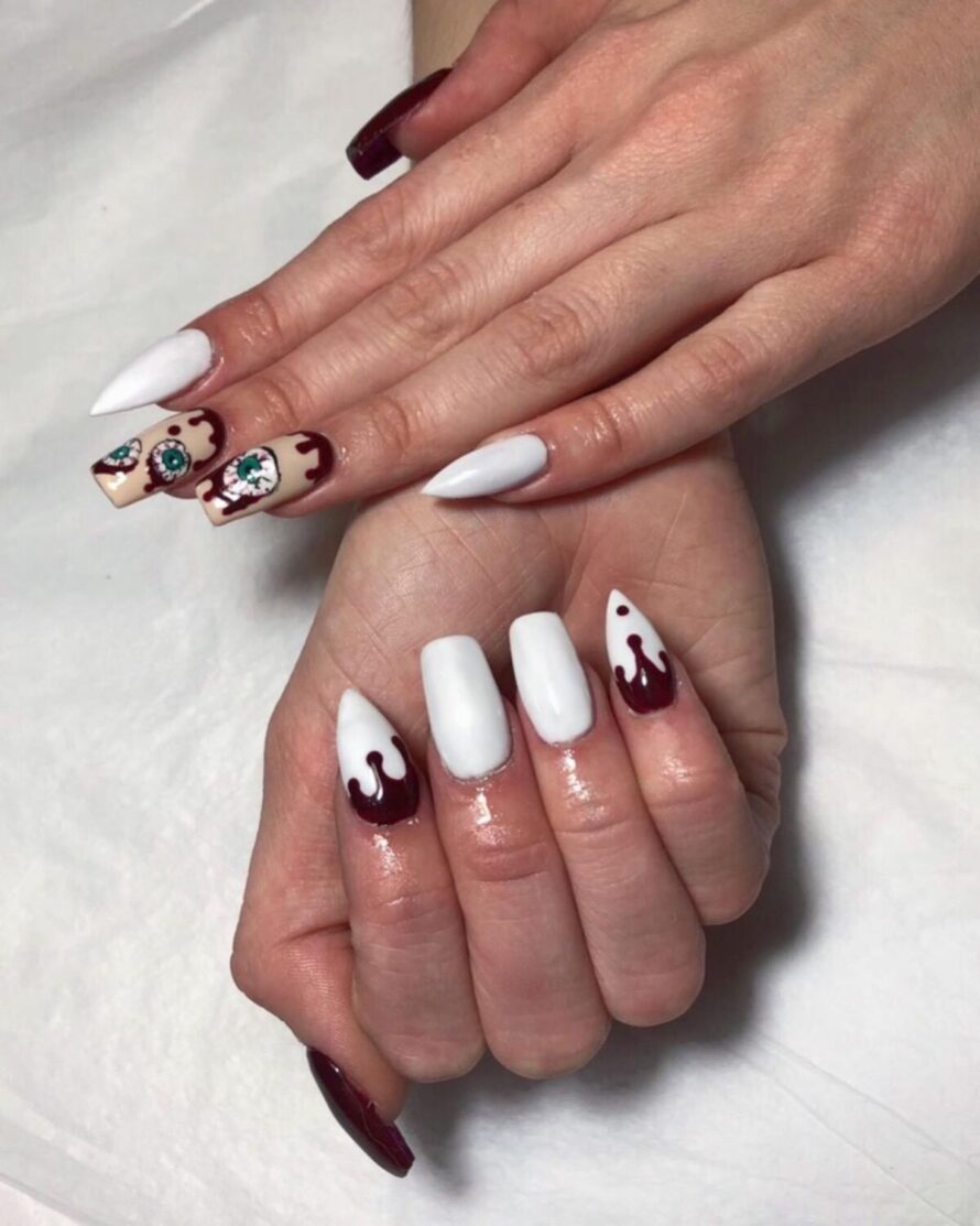 31 Spooky Acrylic Halloween Nails That Will Haunt Your Dreams