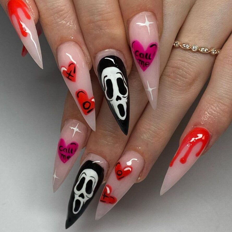 31 Spooky Acrylic Halloween Nails That Will Haunt Your Dreams