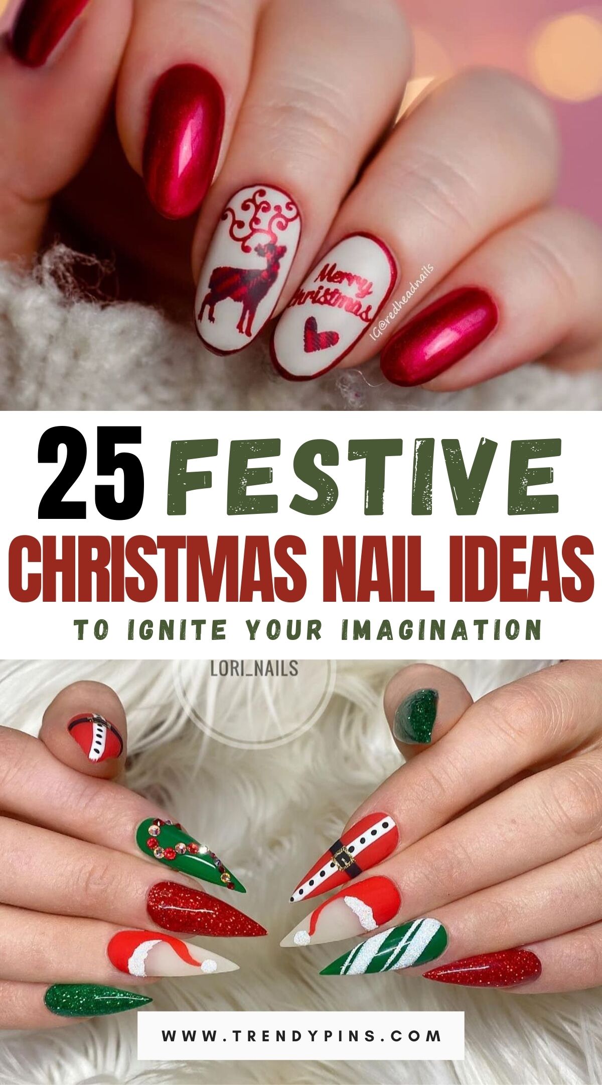 25 Inspiring Christmas Nail Ideas to Spark Your Creativity