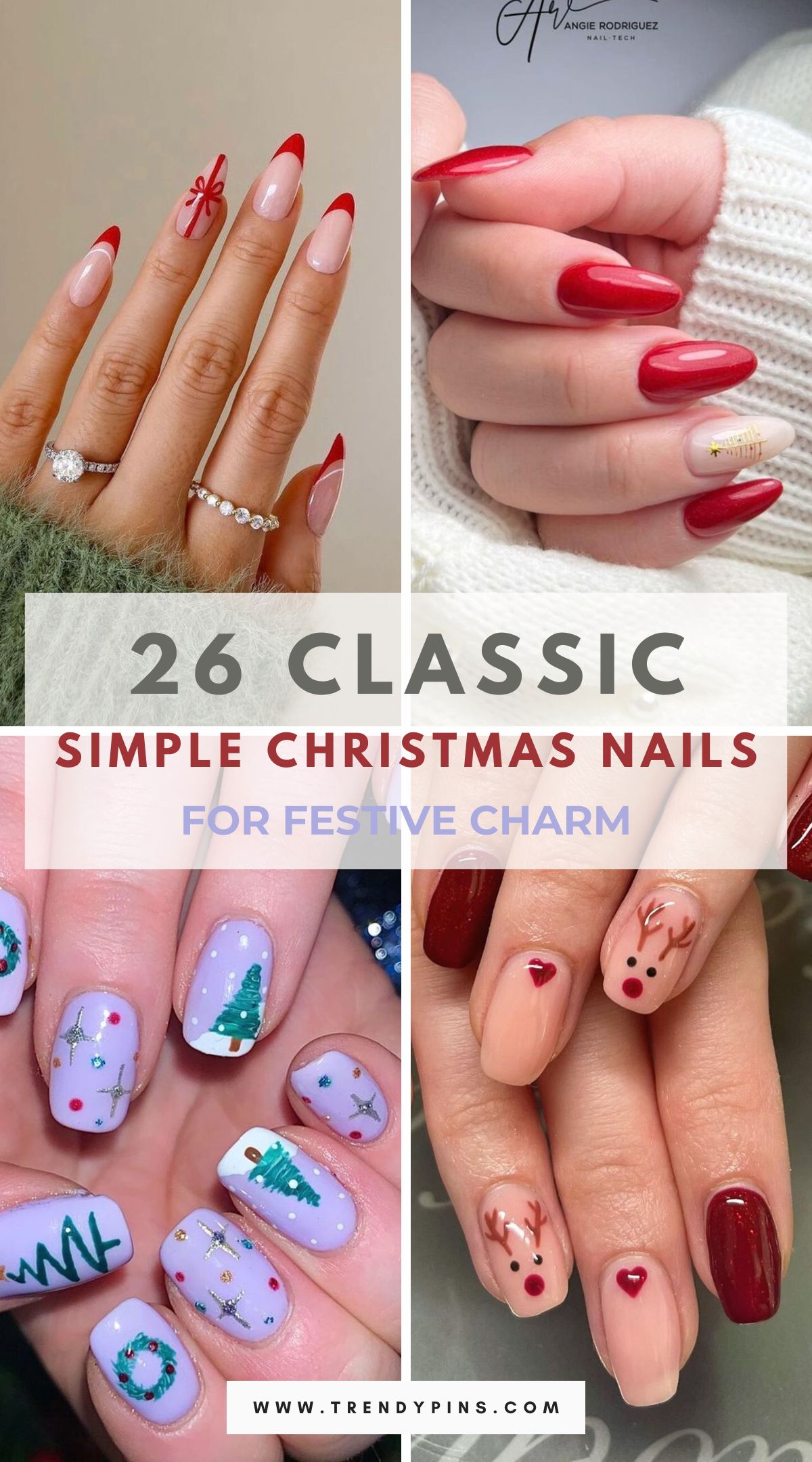 26 Simple Christmas Nails That Capture the Spirit of the Season