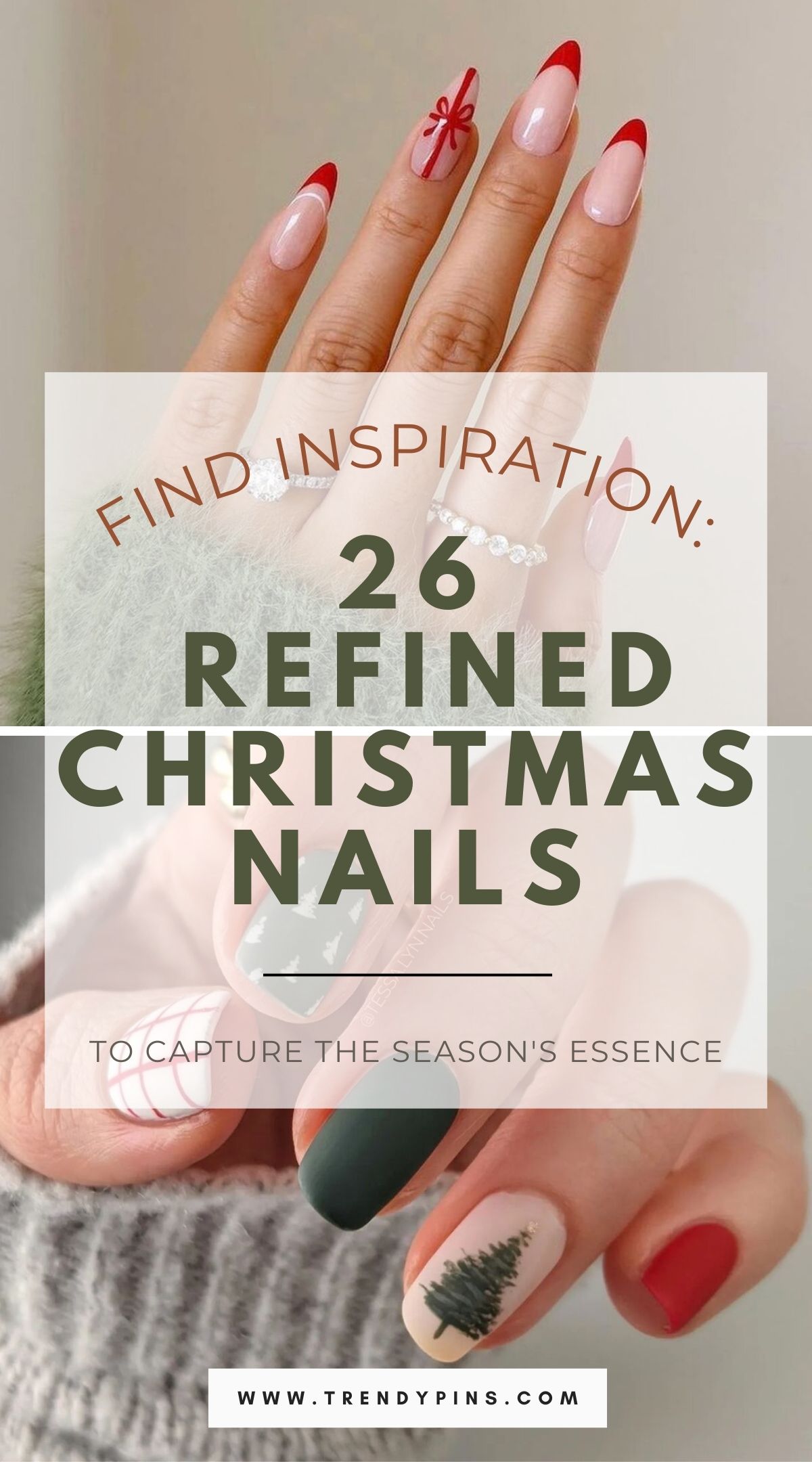 26 Simple Christmas Nails That Capture the Spirit of the Season