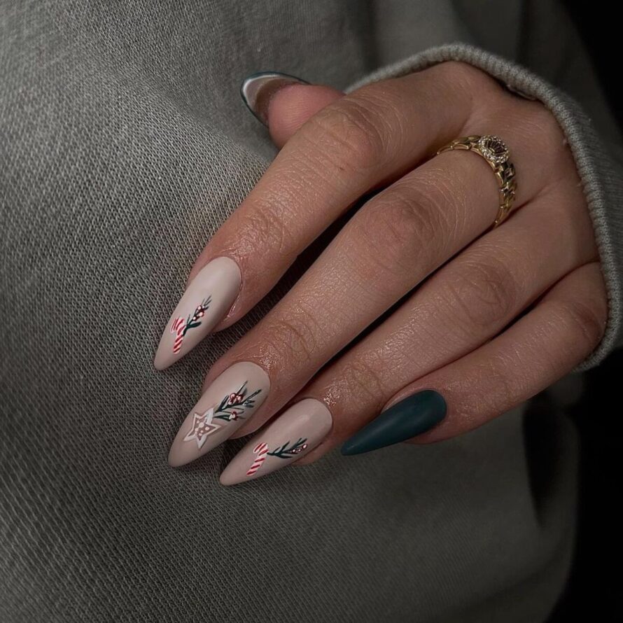 28 Matte Christmas Nails for a Sophisticated Holiday Look