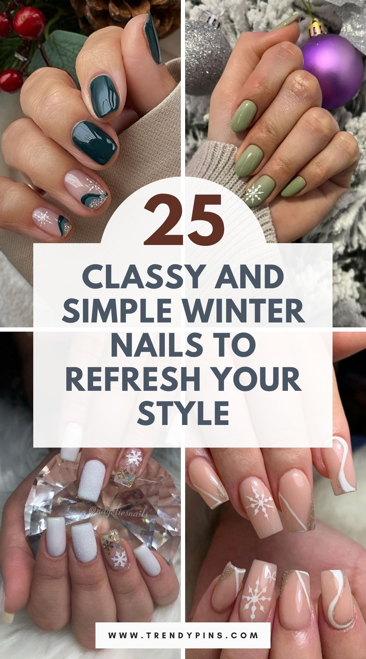25 Chic and Simple Winter Nail Ideas to Elevate Your Style