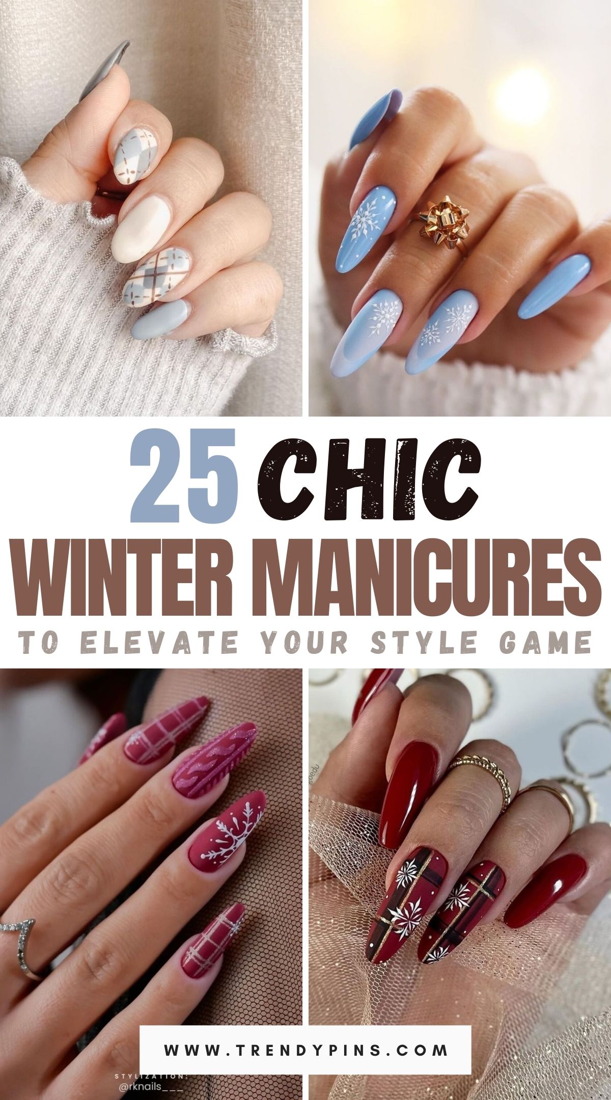 25 Chic Winter Manicure Ideas to Elevate Your Style Game