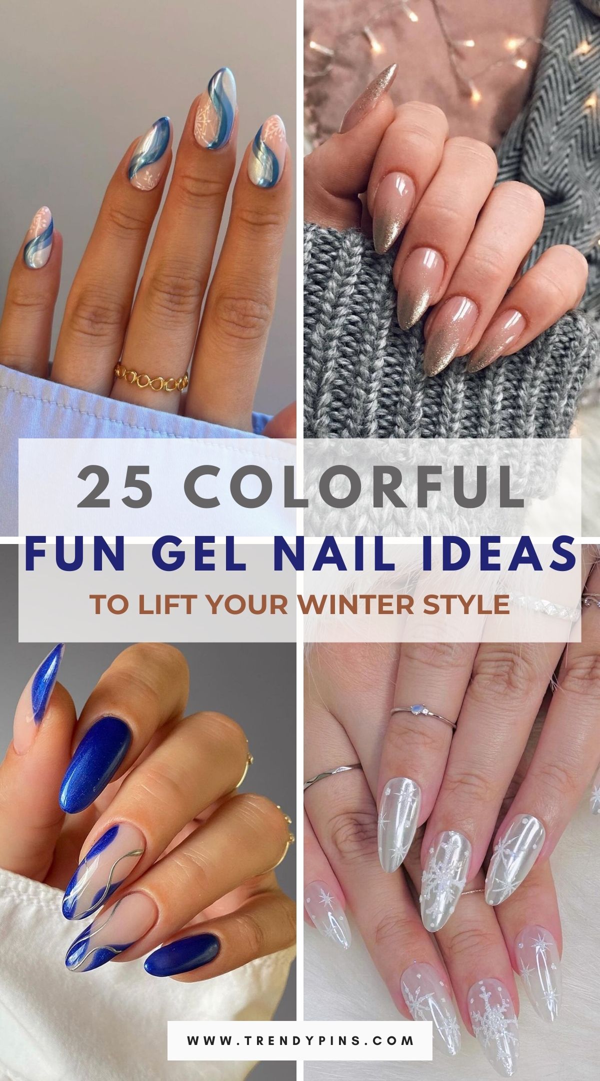25 Stunning Colorful Gel Nail Ideas to Brighten Your Winter