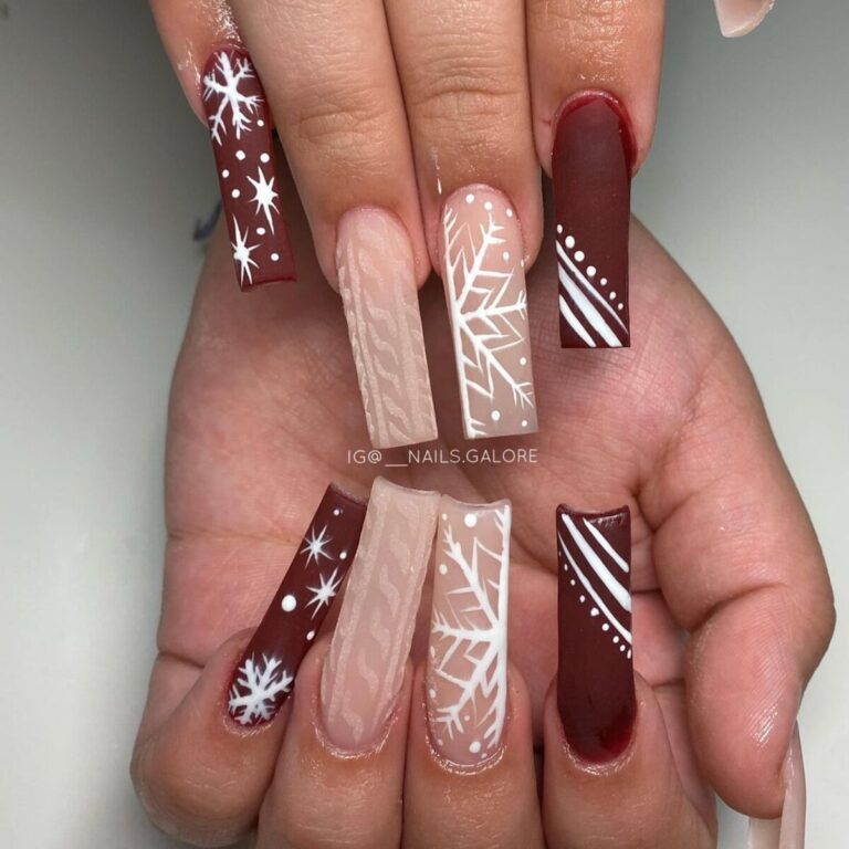 25 Stunning Matte Winter Nail Ideas to Elevate Your Style