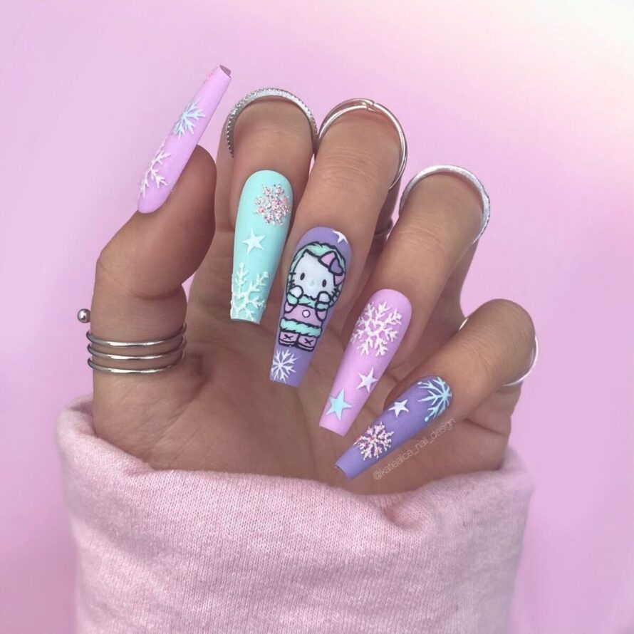 25 Stunning Matte Winter Nail Ideas to Elevate Your Style