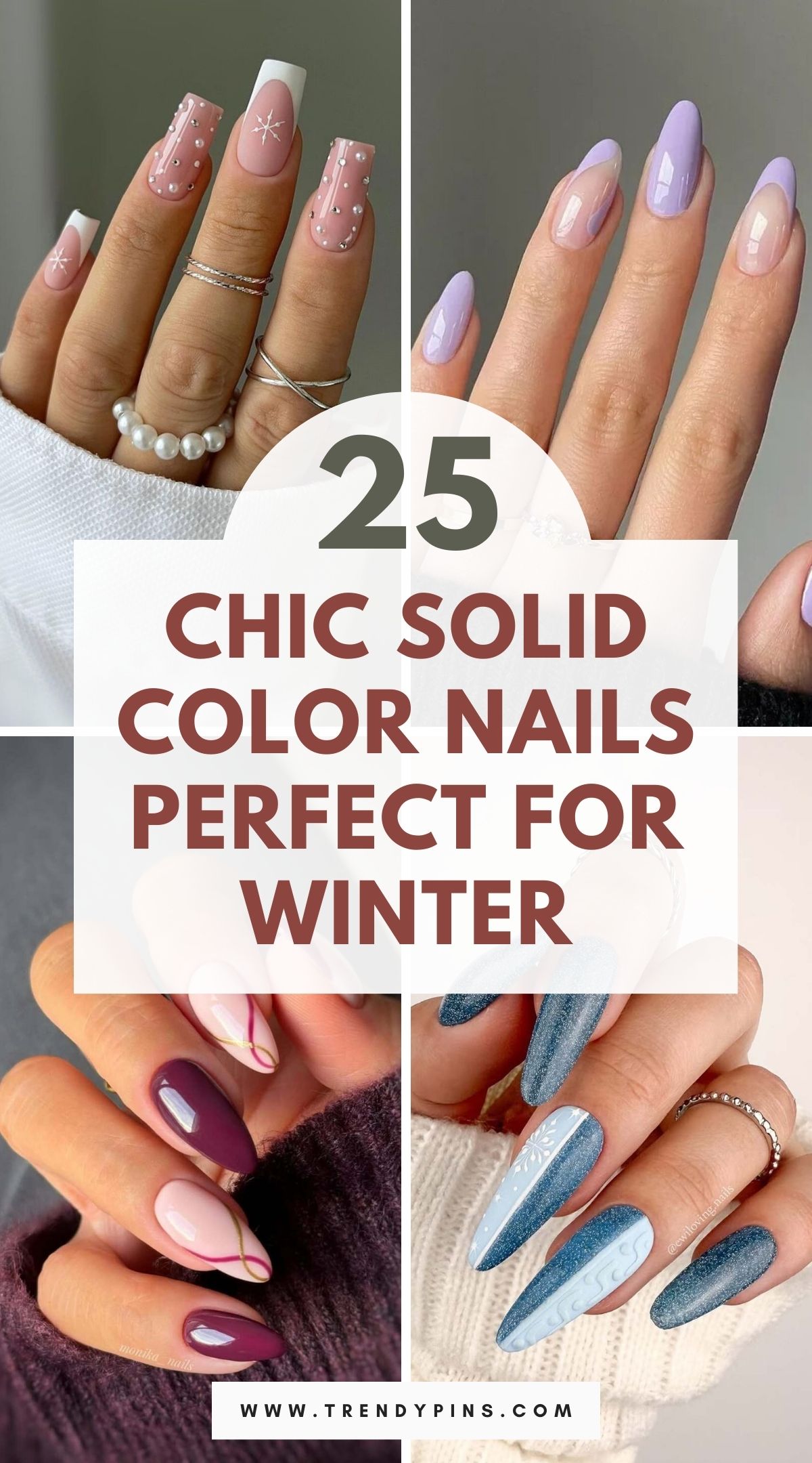 25 Gorgeous Solid Color Nail Ideas to Rock this Winter