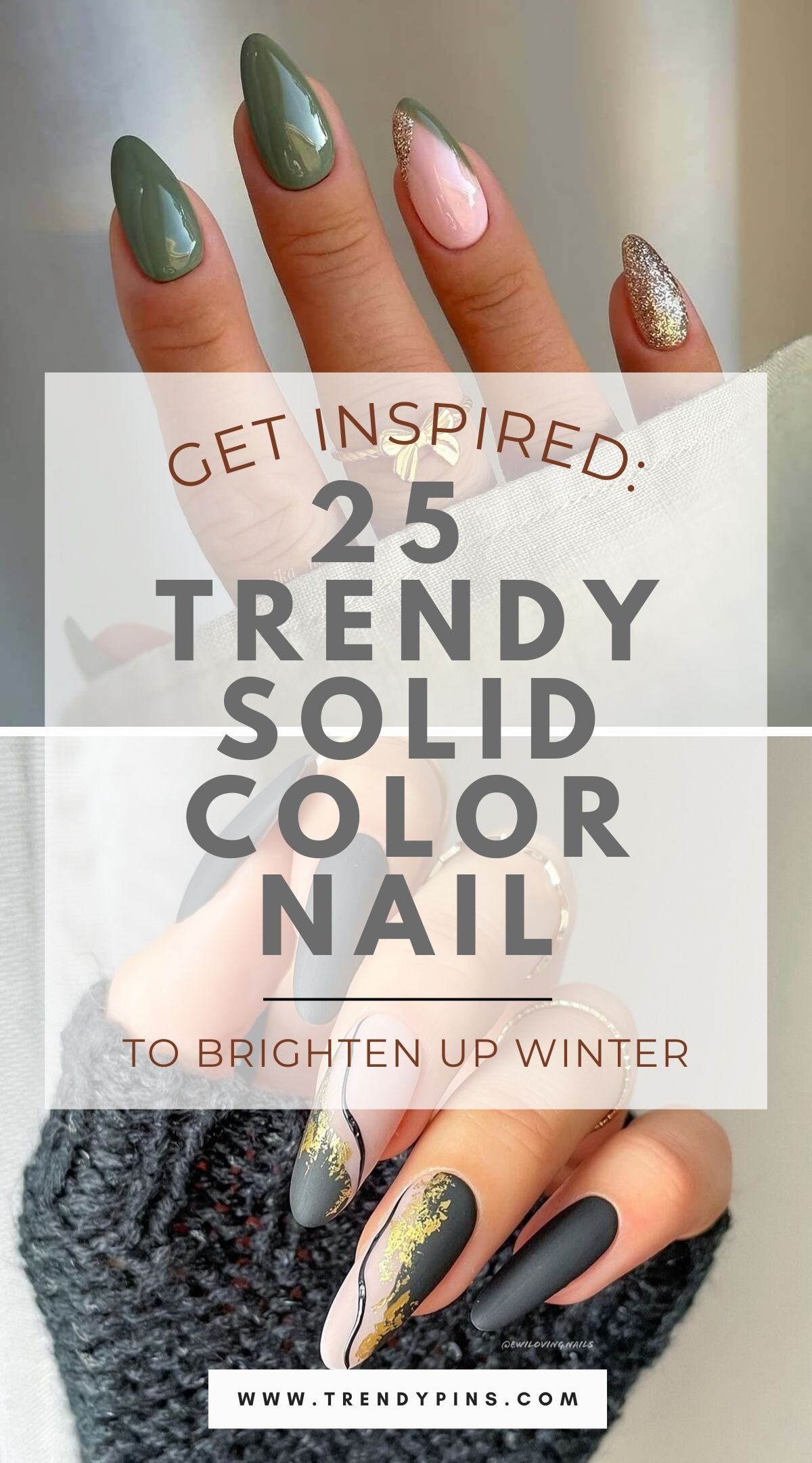 25 Gorgeous Solid Color Nail Ideas to Rock this Winter