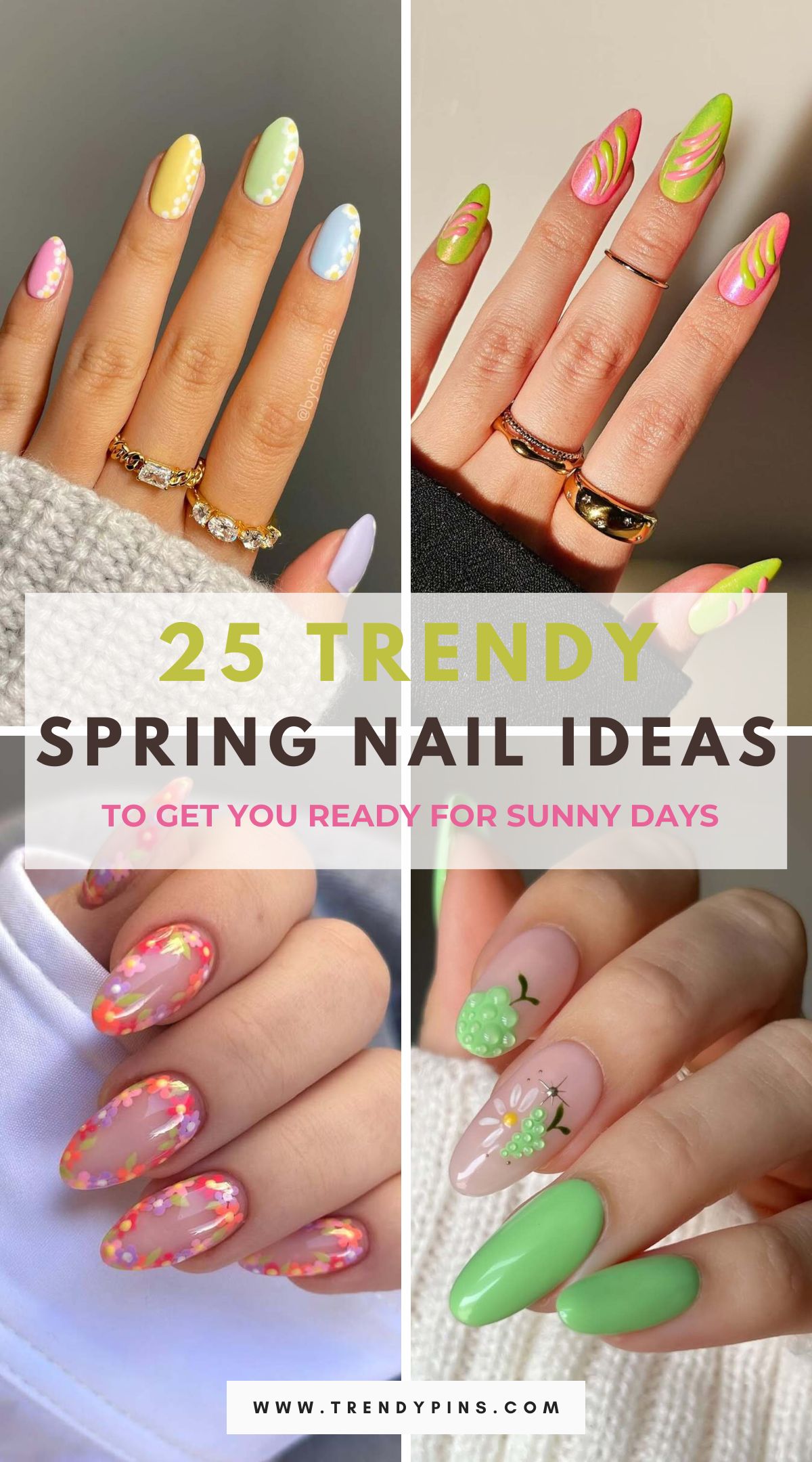 25 Gorgeous Spring Nail Designs to Get You Excited for Warmer Days