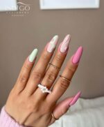 25 Fresh Almond Spring Nail Ideas with Pastel Colors to Start the Year ...