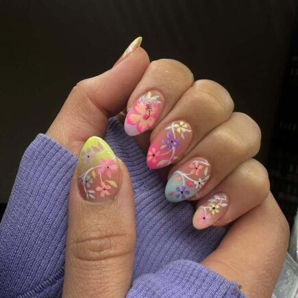 25 Fresh Almond Spring Nail Ideas with Pastel Colors to Start the Year ...