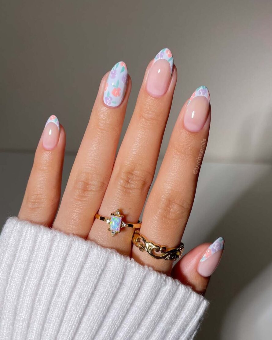 25 Fresh Almond Spring Nail Ideas with Pastel Colors to Start the Year ...