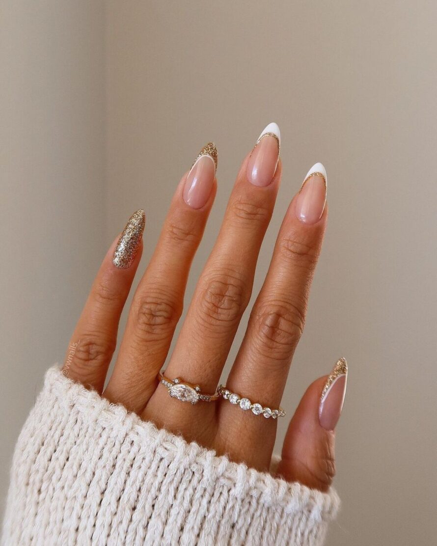 25 Glamorous Gold Winter Nail Ideas to Sparkle Your Holiday Season