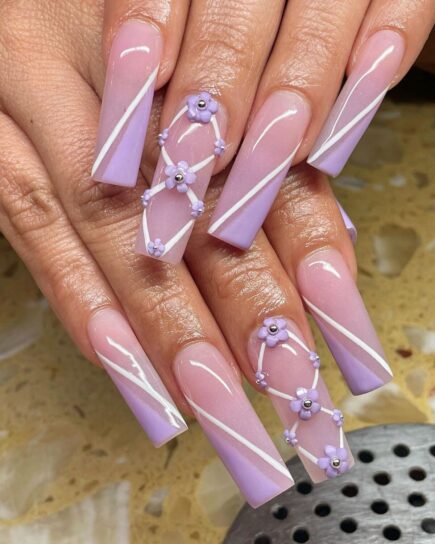 25 Stunning Long Square Nail Design Ideas for a Touch of Modern Elegance