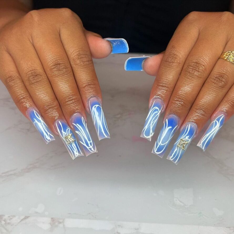 25 Stunning Long Square Nail Design Ideas for a Touch of Modern Elegance