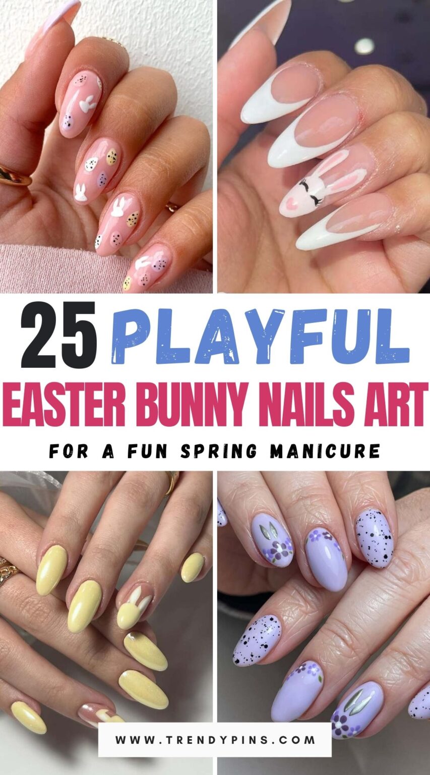 25 Easter Bunny Nail Art Ideas for a Playful Spring Manicure