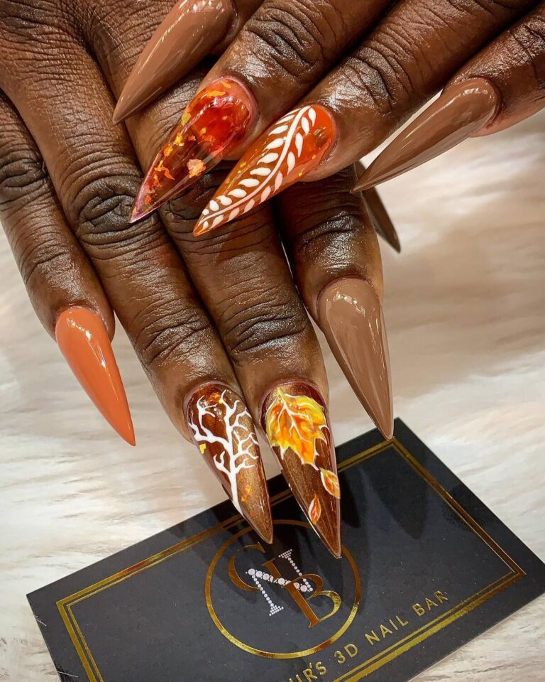 35 Chic Fall Nail Colors for Black Women: A Trendy Guide