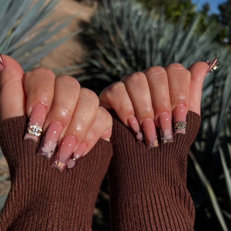 26 Stunning Fall French Square Nails Ideas to Inspire Your Next Manicure