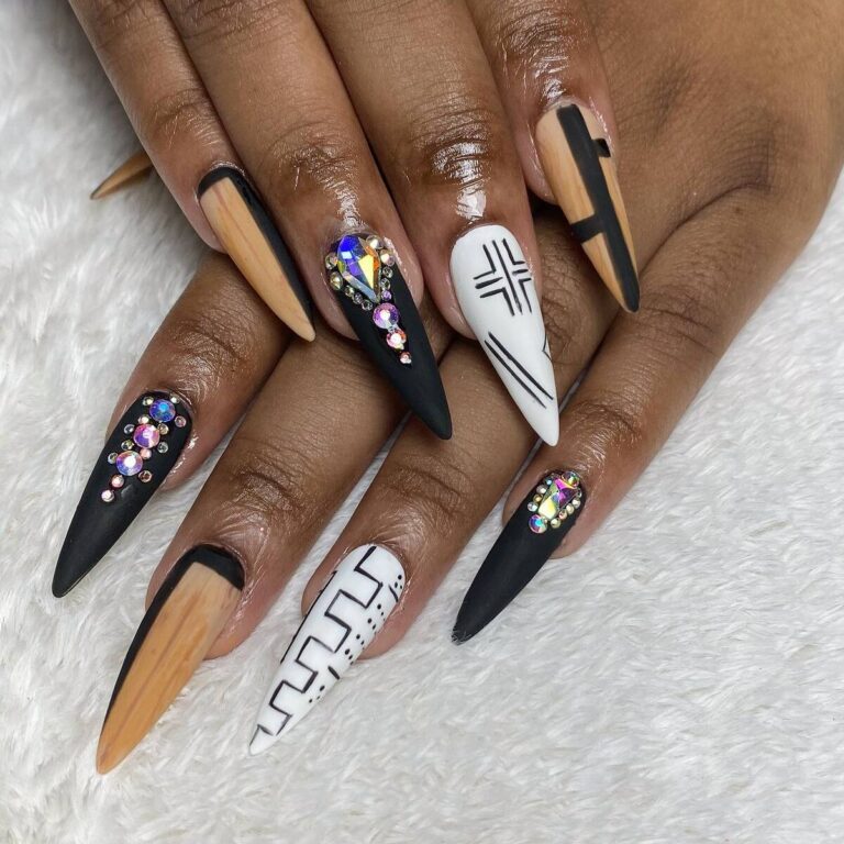 23 Stunning Long Fall Nail Ideas for Black Women to Try Now!